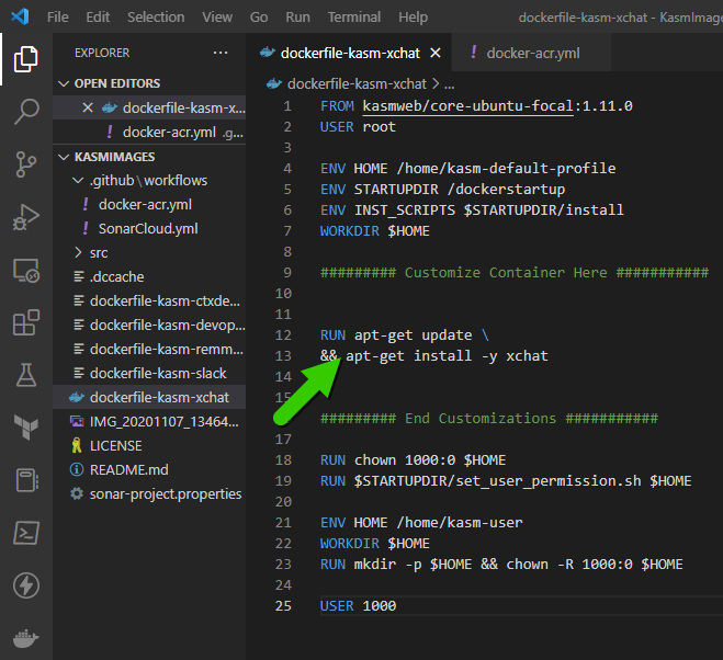 Using Github Actions To Build A Kasm Workspace For Xchat Irc Client Ingenium Code